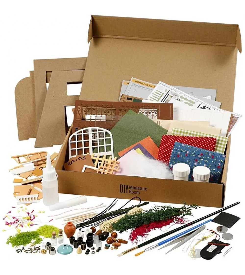 Set DIY macheta Camera in miniatura - Balcon - Seturi creative pentru ...