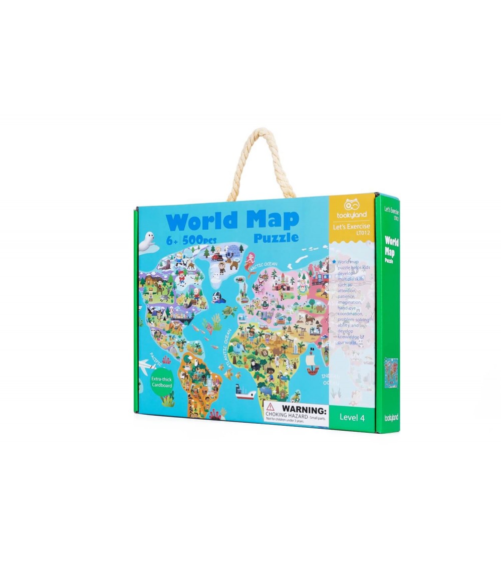 Puzzle harta lumii, 500 piese - Puzzle-uri - JOUJOU.RO