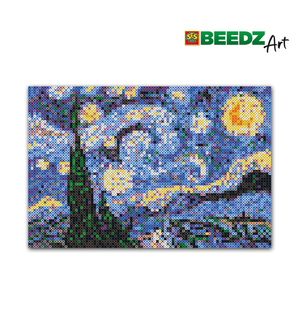 Set margele de calcat Beedz Art - Noapte instelata de Van Gogh ...