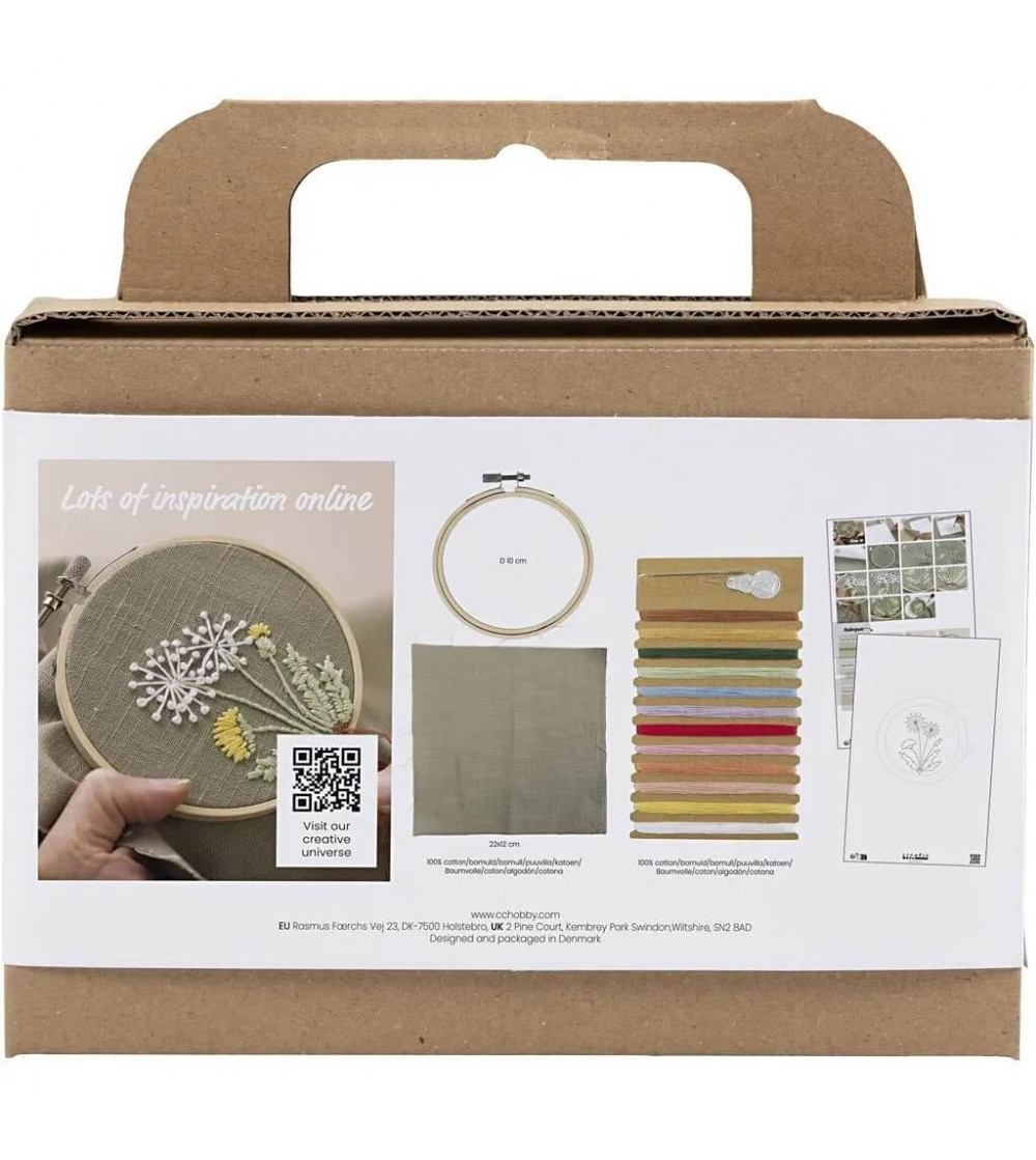 Mini Kit de broderie cu gherghef - Seturi de cusut pentru copii - JOUJOU.RO