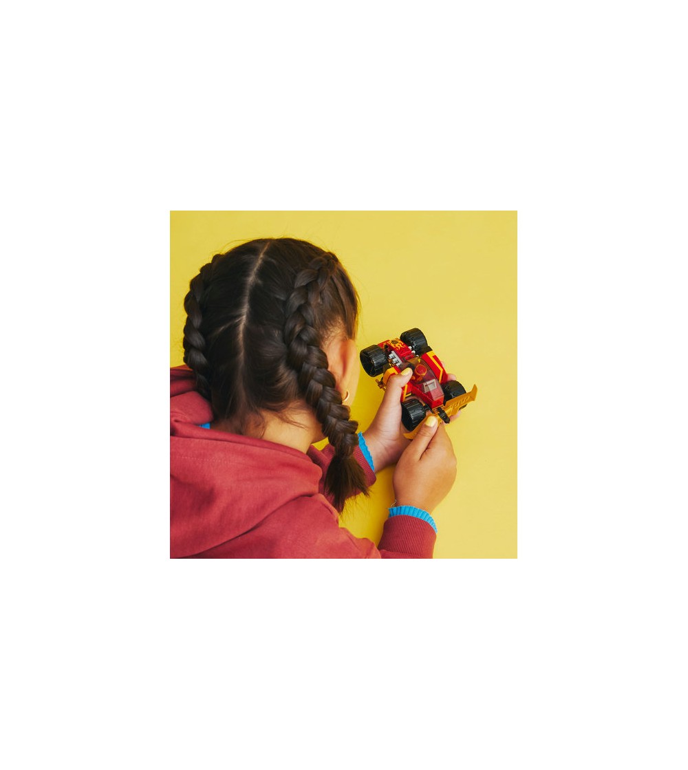 LEGO Ninjago: Mașina de curse EVO ninja a lui Kai 71780 - 94 piese, 6 ...