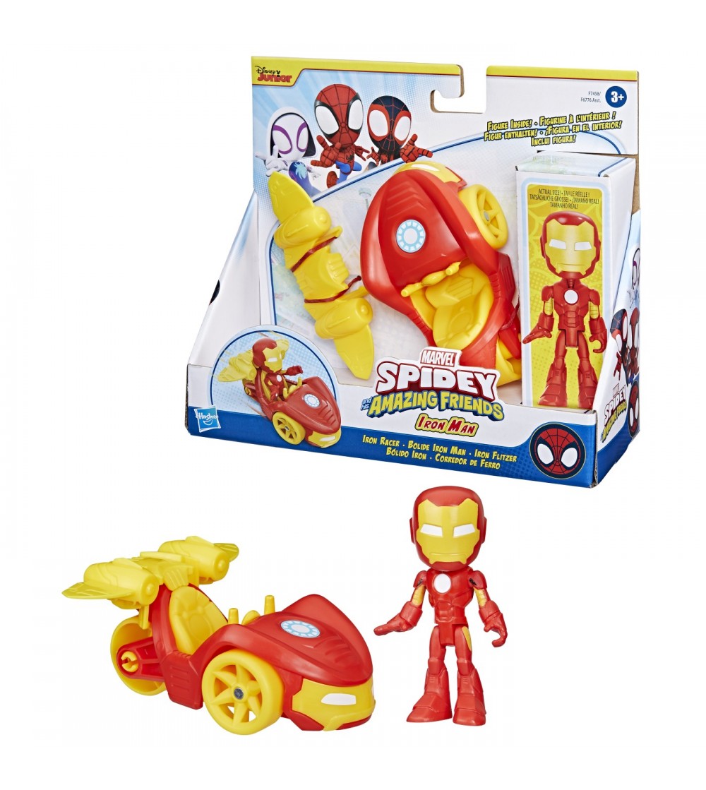 Spidey Prietenii Extraordinari, set masinuta si figurina si accesoriu ...