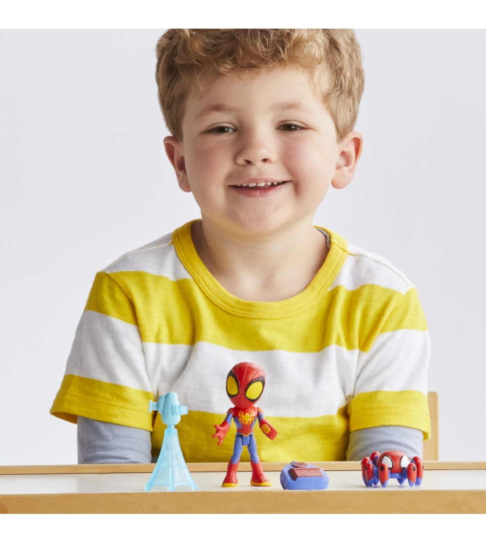 Spidey Prietenii Extraordinari, set figurina Spidey 10cm si accesorii ...