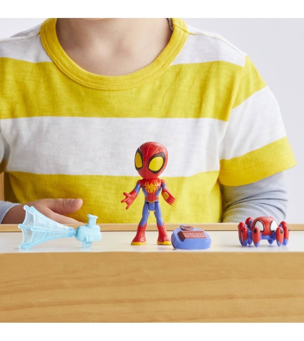 Spidey Prietenii Extraordinari, set figurina Spidey 10cm si accesorii ...