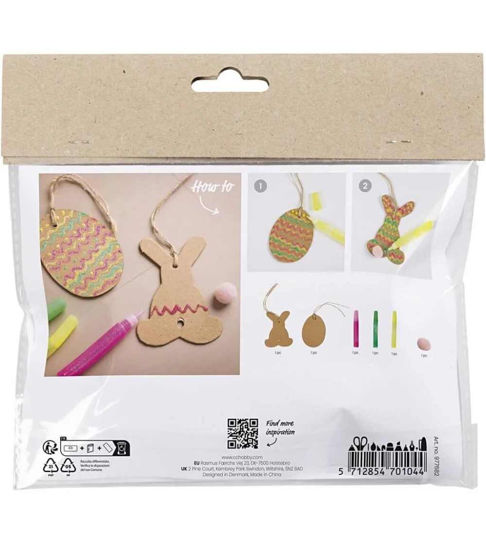 Mini kit creativ, figurine de Paste din carton - Seturi Paște - JOUJOU.RO