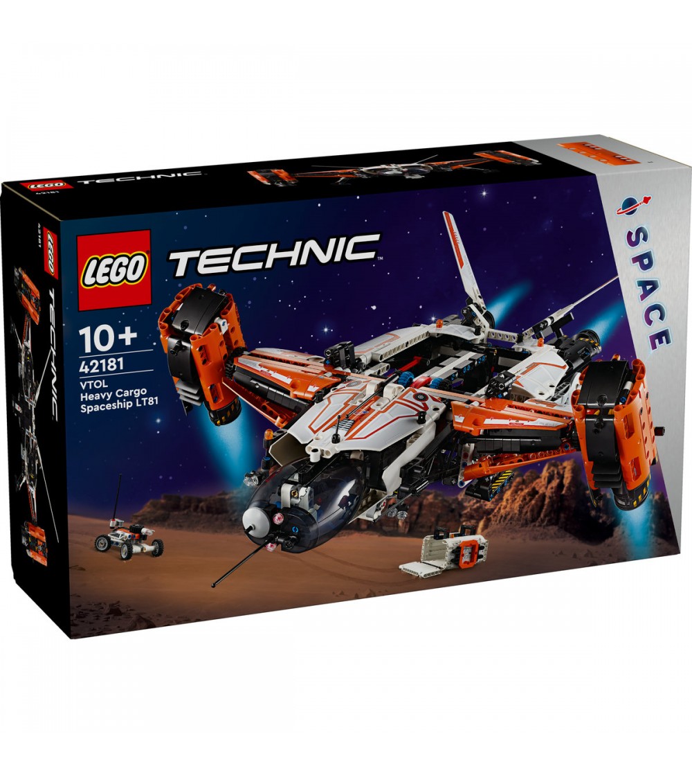 LEGO Technic: Naveta spatiala VTOL LT81 - 42181, 1365 piese, 10 + ani ...